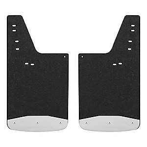 LUVERNE 251123 Front or Rear 12-Inch x 23-Inch Textured Rubber Mud Guards, Select Ford F-250, F-350, F-450, F-550 Super Duty