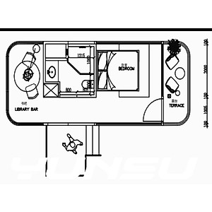 Generic Expandable Prefab Container House, 20ft Folding Standard, Portable