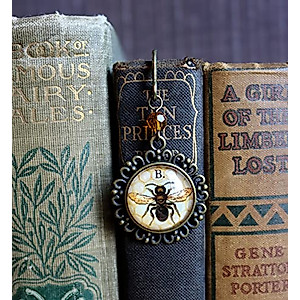 Honey Bee BrassBook Hook Bookmark