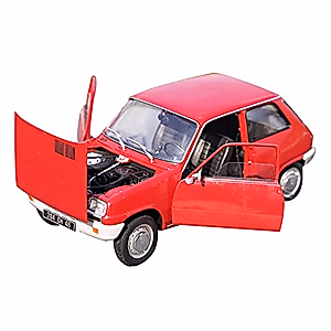Scale Models 1 18 for Renault 5 Alpine 1976 Alloy Diecast Model Simulation Static Car Ornament Fashion Men Gift Mini Vehicles