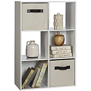 OneSpace 6-Cube Organizer, White - 50-61201