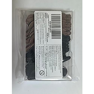 Women Hair Clips, Funtopia 40 Pcs 7cm / 2.8 Inch Long No Slip Metal Hair Clips Large Snap Hair Clips Barrettes Hairpins for Thick Hair (Brown, Black)