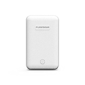 PureGear 10W Qi-Certified Fast Portable Fast Magnetic Wireless Charger for iPhone 14/14Plus/14Promax/13/13Pro/13ProMax / 12/12 Pro Work with MagSafe Case, AirPods/iPhone 11, Galaxy S22 S21 &More