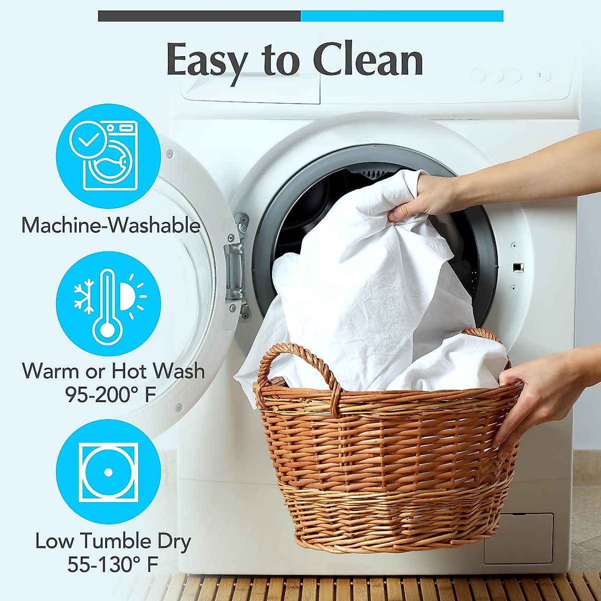 Twin Mattress Protector - Waterproof, Breathable, Blocks Allergens, Smooth Soft Cotton Terry Cover. The Premium Mattress Protector Will Surely Increase The Life of Your Mattress. (Twin)