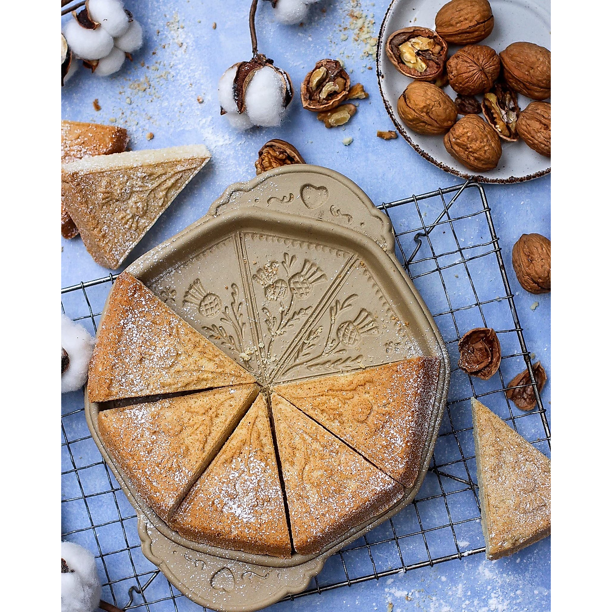 Brown Bag Thistle Shortbread Cookie Pan, USA made