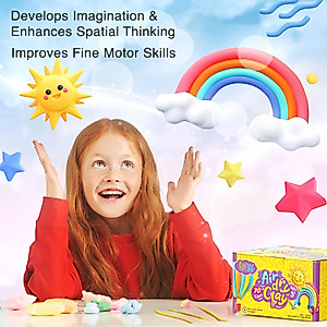 Air Dry Clay 36 Colors, Soft & Ultra Light, Modeling Clay for Kids with Accessories, Tools and Tutorials