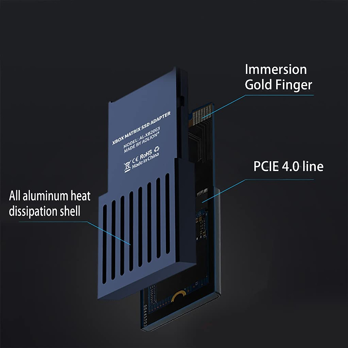 yuxingerer Portable External Hard Drive Conversion Box Mini Game Console External Host Hard Drive Expansion Card Conversion Box Compatible with X Box Series X/S Game Console