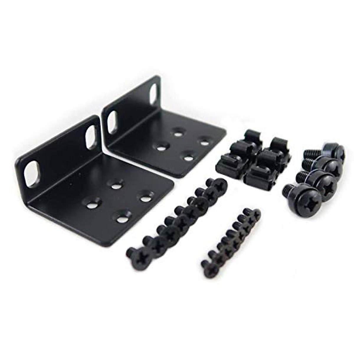 RW RoutersWholesale 1U Rack Mount Kit Compatible with (420-10005-01) - Secure Mounting for Networking Devices