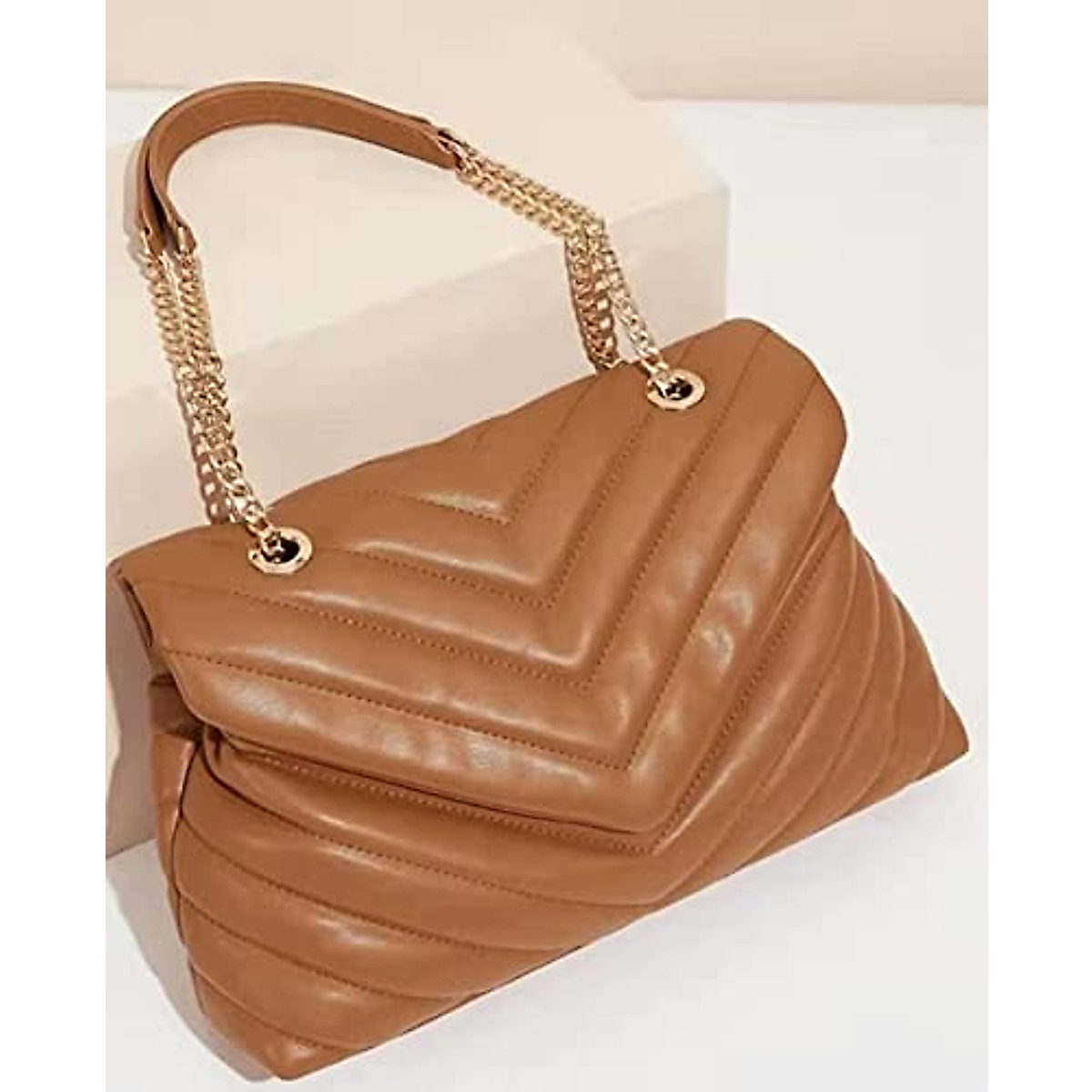 Women’s Leather Tote Handbag Elegant Shoulder Bag Medium Satchel Hobo Crossbody Bag with Adjustable Straps