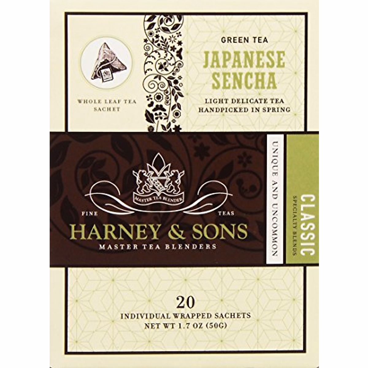 Harney & Sons Green Tea, Japanese Sencha, 20 Count (Pack of 1)