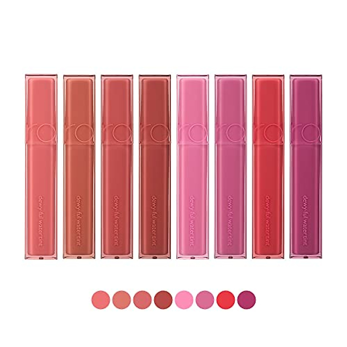 rom&nd DEWY·FUL WATER TINT 03 IF ROSE |Glossy| high pigment|moisturizing| non-sticky|Hydrated lips|colorful shades|High Shine|0.18oz