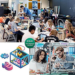 eSUN Silk Rainbow Metal PLA Filament 1.75mm, Silky Multicolored 3D Printer Filament PLA, 1KG Gradient Changing Multicolor Filament for 3D Printer, Silk Rainbow Multicolor