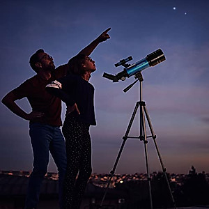 AOMEKIE Telescopes for Kids with K6/25 Eyepieces Telescopes for Astronomy Beginners and Adults with Adjustable Tripod 70mm Astronomical Telescopes with Phone Adapter Children's Day Gifts for Kids