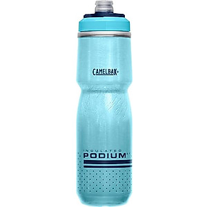 CamelBak Podium Chill Insulated Bike Water Bottle 24 oz, Lake Blue