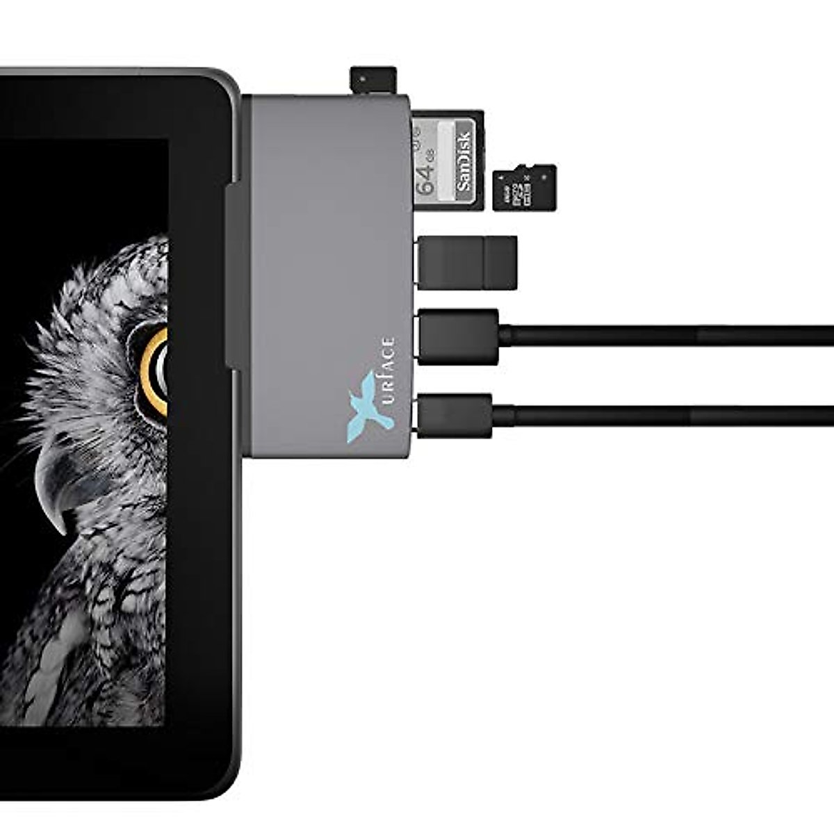 IMD-SGO350 Docking USB3.0 Hub & Reader+PD for SurfaceGo