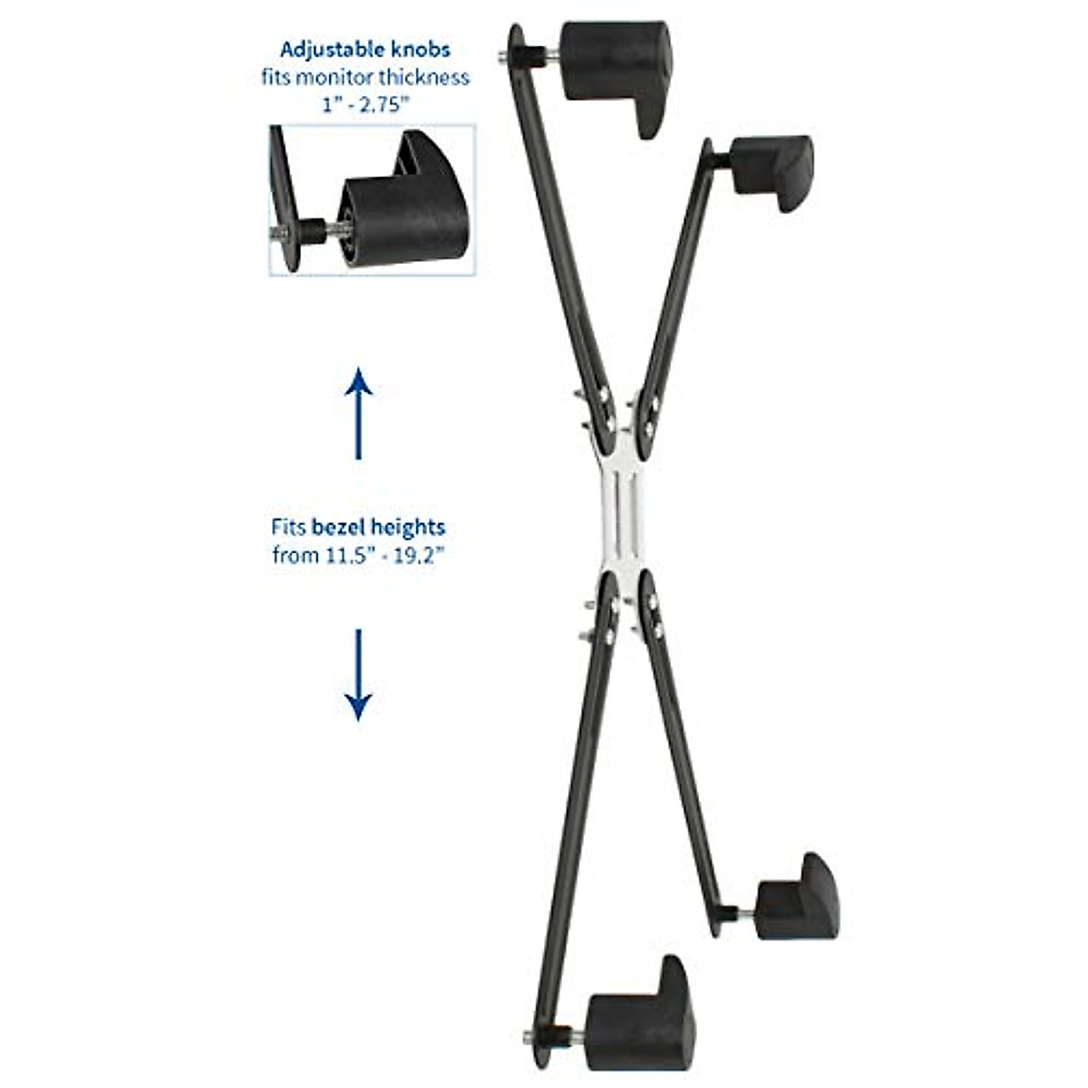 VIVO Adapter VESA Mount Kit for 20 to 30 inch LED LCD Monitor Screen, 75mm and 100mm mounting Bracket, Stand-VAD1