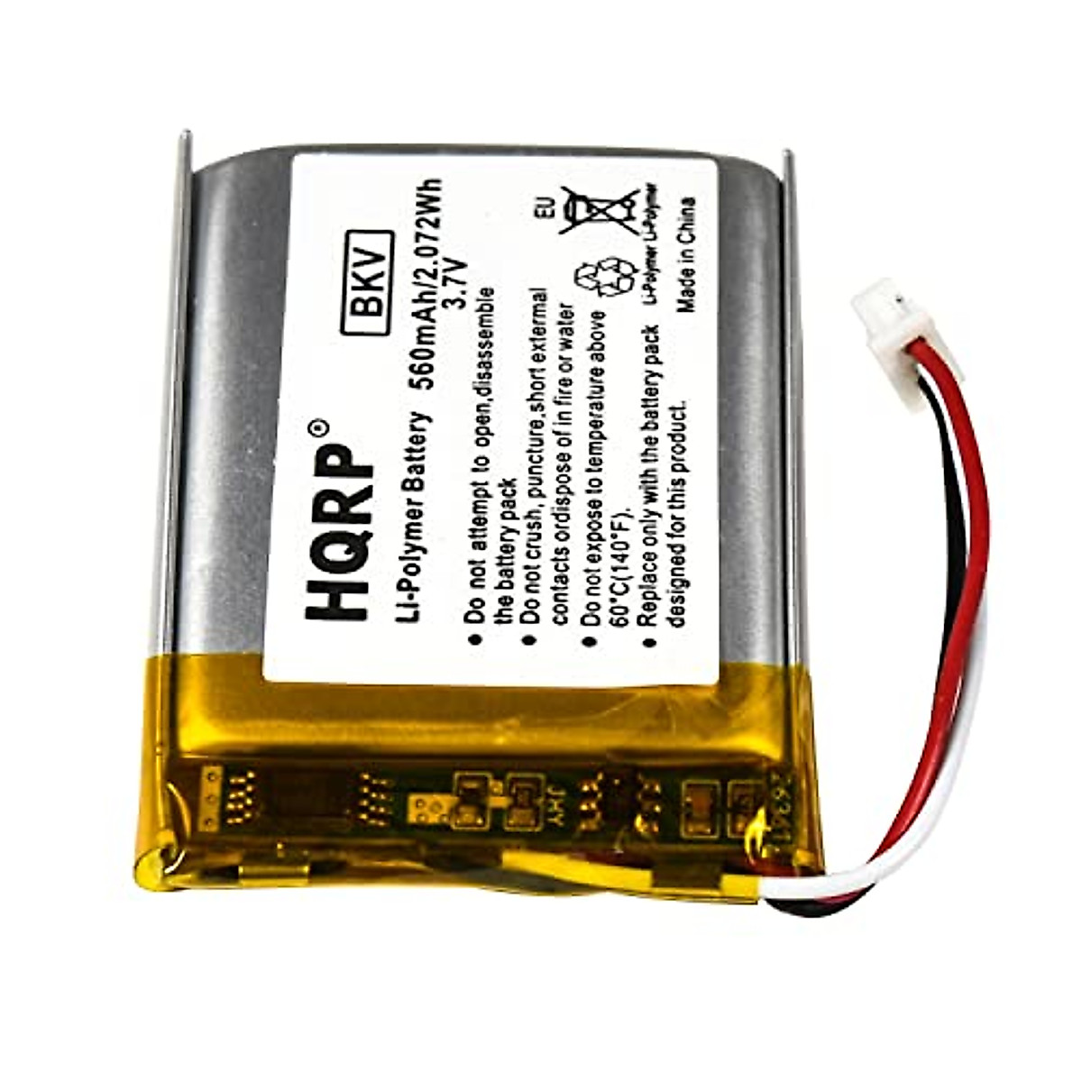 HQRP Battery Compatible with Viper 7941V 7944V 7945V 5904V 5902V 4702V 4704V 5702V 5704V, Clifford 7941X, 7944X, 7944X, Python 7941P, 7944P, 7945P Remote Control Key Fob Car Engine Starter