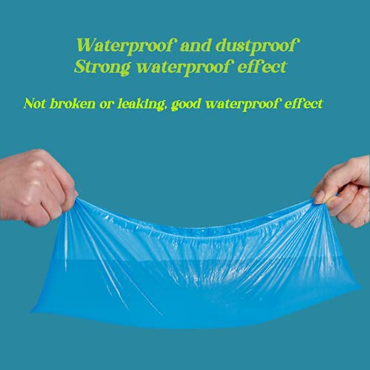 Shoe Covers Disposable Non Slip-300Pack (150 Pairs) TOOSOFt Booties for Shoes Covers- CPE Disposable Shoe Covers Water Resistant, Durable,One Size Fits Most Shoe Covers for Boots