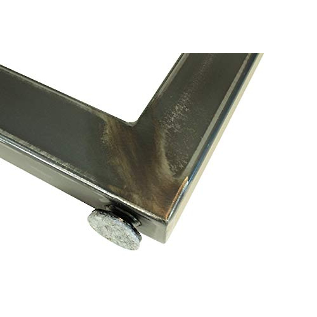 Metal Table Legs - U Style - Rustic Industrial Finish - Set of Two