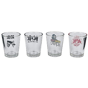 GB eye AC/DC Mix Shot Glasses - Set of 4