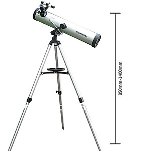 no logo Lvxiuxiu Visionking Astronomy (700 / 76mm) 3 Inch Telescope Newton Reflector Astronomy Space Telescope HD