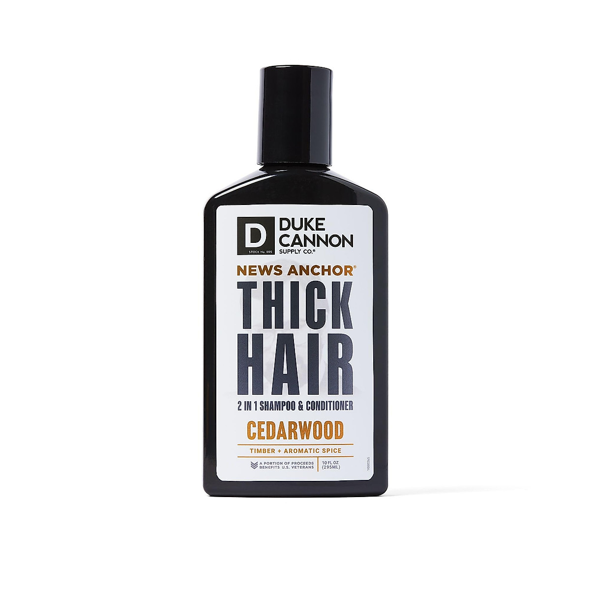 Duke Cannon News Anchor Thick 2-in-1 Hair Wash (Cedar),10 Ounces