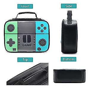 Tongtai Kids Lunch Box Boy Insulated Lunch Bag Game Leather Thermal Lunch bag for School Insulated Cooler Bag Game Lunch Boxes for Boys Girls Kids Toddlers Teen