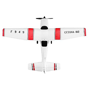 WLtoys XK F949S Cessna-182 500mm Wingspan 2.4GHz 3CH 6-Axis Gyro Remote Control Airplane with RC Transmitter & Lithium Battery - RTF RC Airplane Toy Vehicle for Adults (HELIDIRECT)