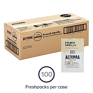 Alterra French Vanilla Coffee Flavia Freshpack, Light Roast, 100/Carton (MDRA183)