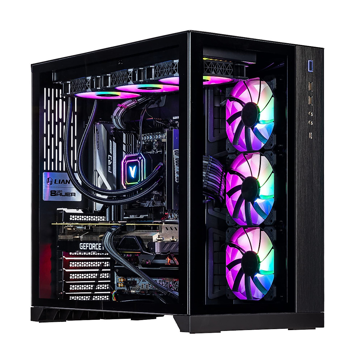 Velztorm Septex CTO Gaming Desktop PC (AMD Ryzen 7 7700X 8-Core, GeForce RTX 4090 24GB, 32GB DDR5, 2TB PCIe SSD + 6TB HDD (3.5), 360mm AIO, 1000 W PSU WiFi 6, BT 5.2, Win 10 Home) VELZ0067