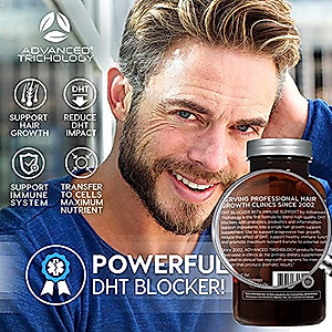 DHT Blocker - Hair Growth Supplement for Genetic Thinning for Men and Women | Approved* by American Hair Loss Association | Guaranteed, Backed by 20 Years of Experience in Hair Loss Treatment Clinics