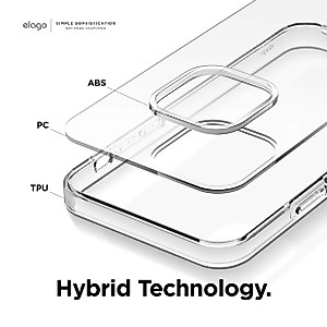 elago Hybrid Clear Case Compatible with iPhone 12 Case and Compatible with iPhone 12 Pro Case 6.1 Inch (Transparent) - Shockproof Bumper Cover Protective Case