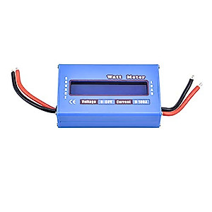 FPVDrone RC Watt Meter DC 60V/100A Digital LCD Balance Voltage Battery Power Analyzer Wattmeter Tester Checker Watt Volt Amp Meter