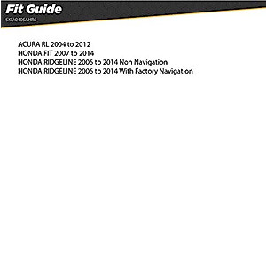Scosche Select 2004 to 2012 Acura RL, 2007 to 2014 Honda Fit & 2006 to 2016 Honda Ridgeline 6.5” - 6.75” Speaker Adapters (1 Pair) SAHR6