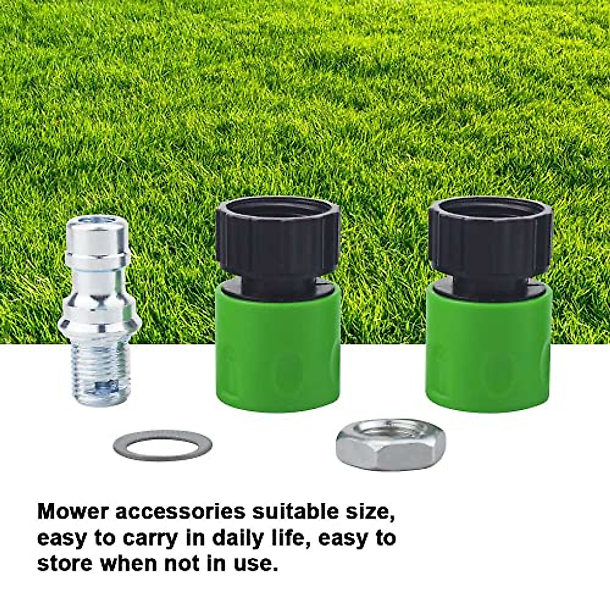 Haiouus Lawn Mower Deck Wash Kit, Compatible with MTD, Troy-Bilt, Craftsman Lawn Mower Tractor, Cub Cadet Deck Wash Adapter Quick Connect Attachment Kit, fits Riding Lawn Mower Cleaning Accessories