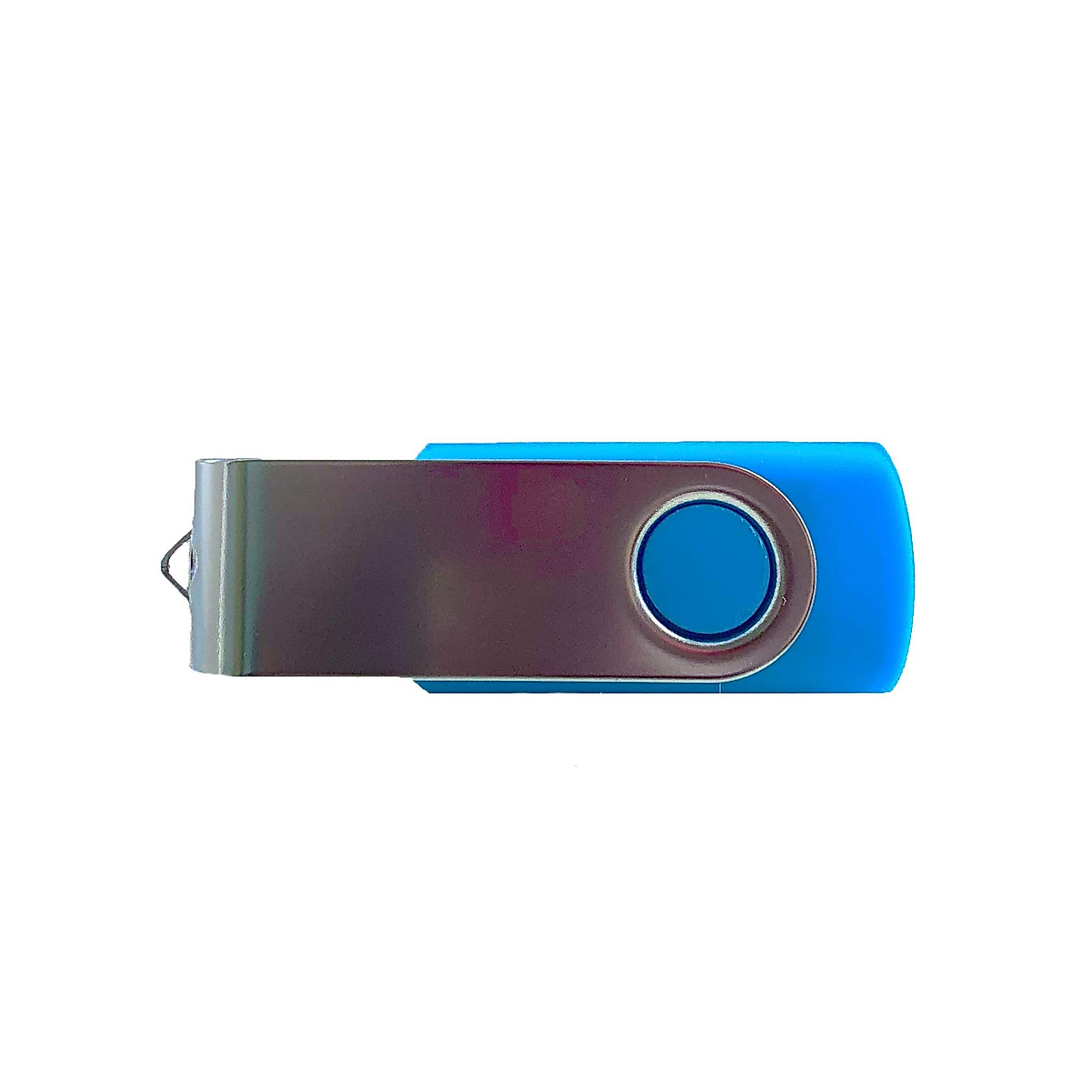 1GB Flash Drives Bulk Two Pack (Blue) 2.0 USB Memory Storage Bundle with (2) Everything But Stromboli Lanyards & (3) Stickers for Labeling Flashdrive