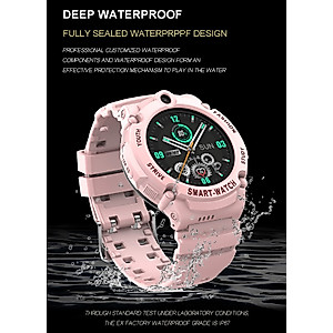 PTHTECHUS 4G Smart Watch Phone for Children - Kids Smartwatch with WiFi, Dail, Voice Messages & Video Calls, GPS Location, SOS, Camera and Pedometer for Boys Girl Present