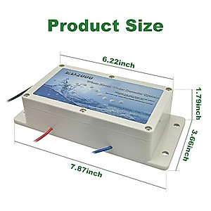 LUKYER Whole house water descaler Alternative Water Softener，Reduction Water Scale Buildup