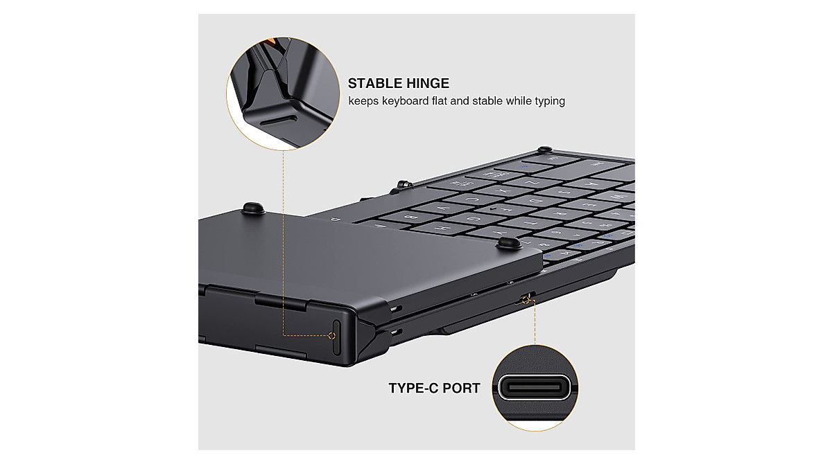 ProtoArc XK01 Keyboard & EM11 Mouse Combo - Compact & Ergonomic
