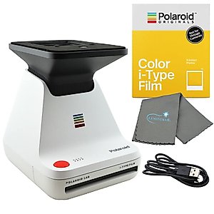 Polaroid Lab Instant Printer, Digital Photos to Film Bundle with i-Type Color Film and a Cleaning Cloth