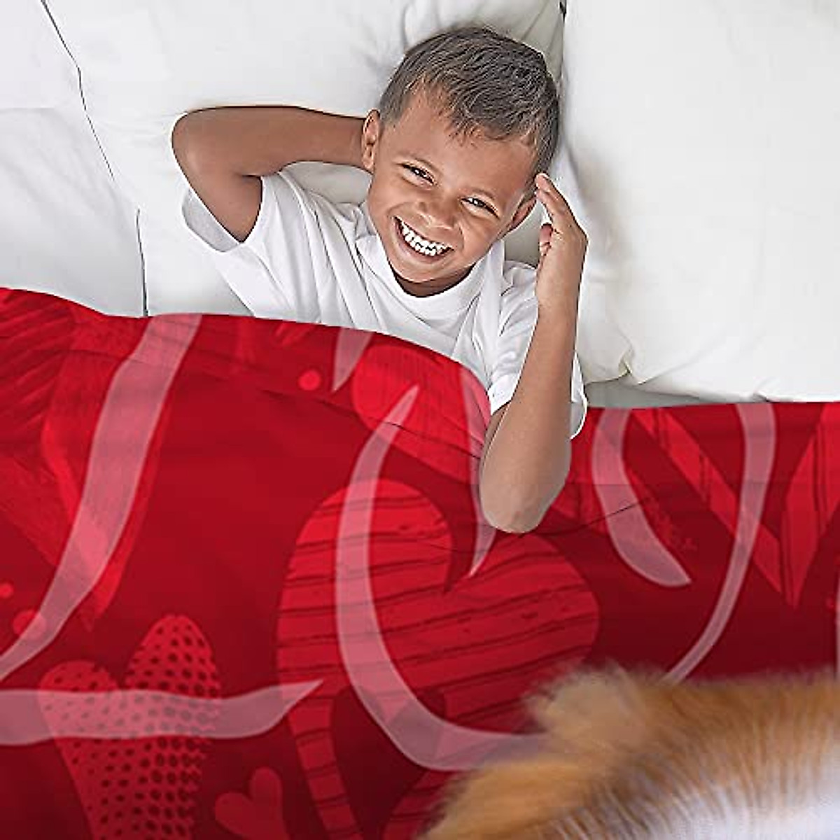 CafePress Cavalier King Charles Spaniel Love Throw Blanket Super Soft Fleece Plush Throw Blanket, 60"x50"