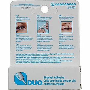 Duo Eyelash Adhesive 0.25oz White/Clear (3 Pack)