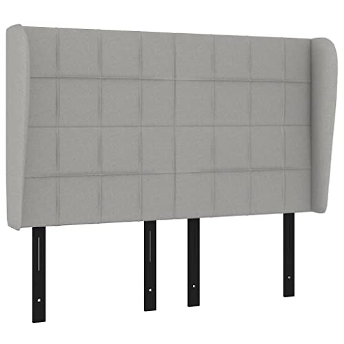Penau Headboard with Ears Light Gray 57.9"x9.1"x46.5"/50.4" Fabric Superior Bedroom Designs for You Experience Ultimate Bedroom Luxury