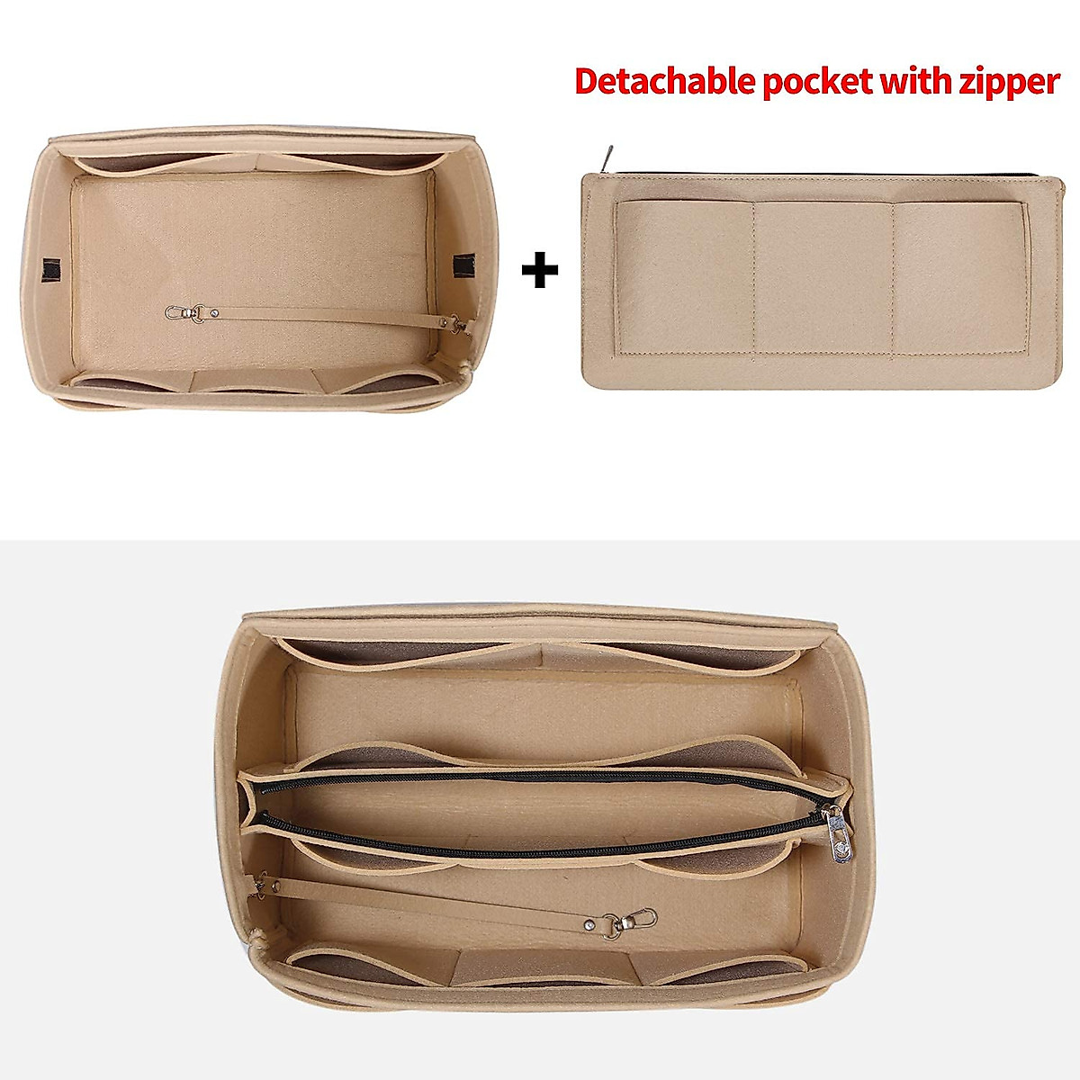 Felt Insert Bag Purse Organizer, Felt Bag Organizer,women purse handbag bag,Handbag Tote Bag in for Speedy Neverfull Longchamp Large