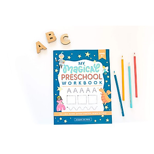 My Magical Preschool Workbook: Letter Tracing | Coloring for Kids Ages 3 + | Lines and Shapes Pen Control | Toddler Learning Activities | Pre K to Kindergarten (Preschool Workbooks)