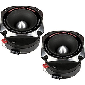 EARTHQUAKE Sound BT44S Car/Pro Audio 3.5-inch Titanium Dome Super Bullet Tweeter, 1" Voice Coil, 150W MAX (Pair)