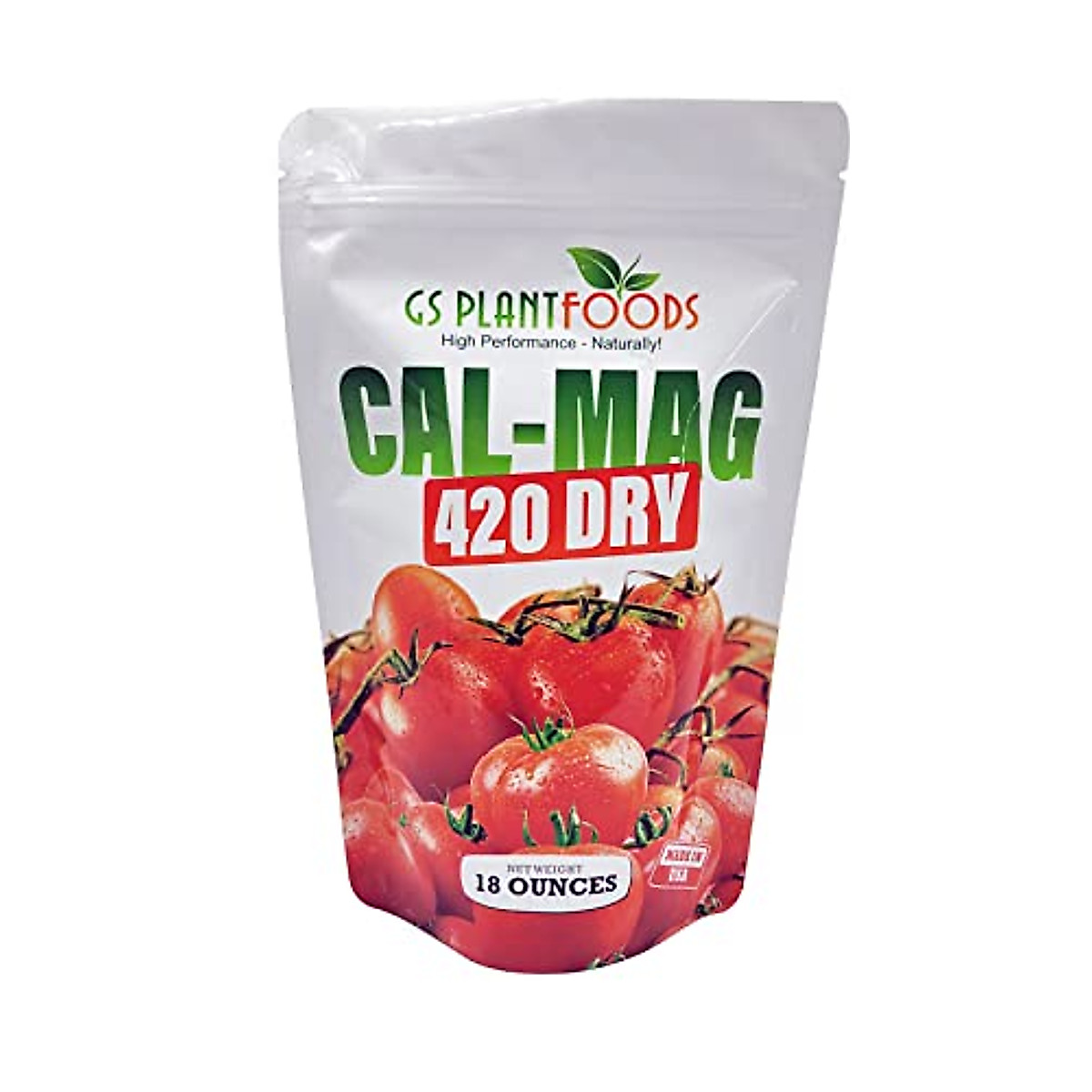 GS Plant Foods Cal-Mag 420 Dry Super Concentrate, Makes 420 Gallons of Nutrient Solution, 18 Ounces, Calcium/Magnesium Fertilizer