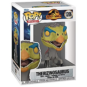 POP Jurassic World Dominion - Therizinosaurus Funko Vinyl Figure (Bundled with Compatible Box Protector Case), Multicolor, 3.75 inches