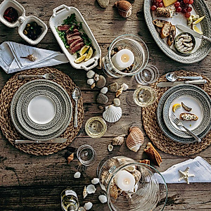 Juliska Le Panier Hostess Tray - Grey Mist