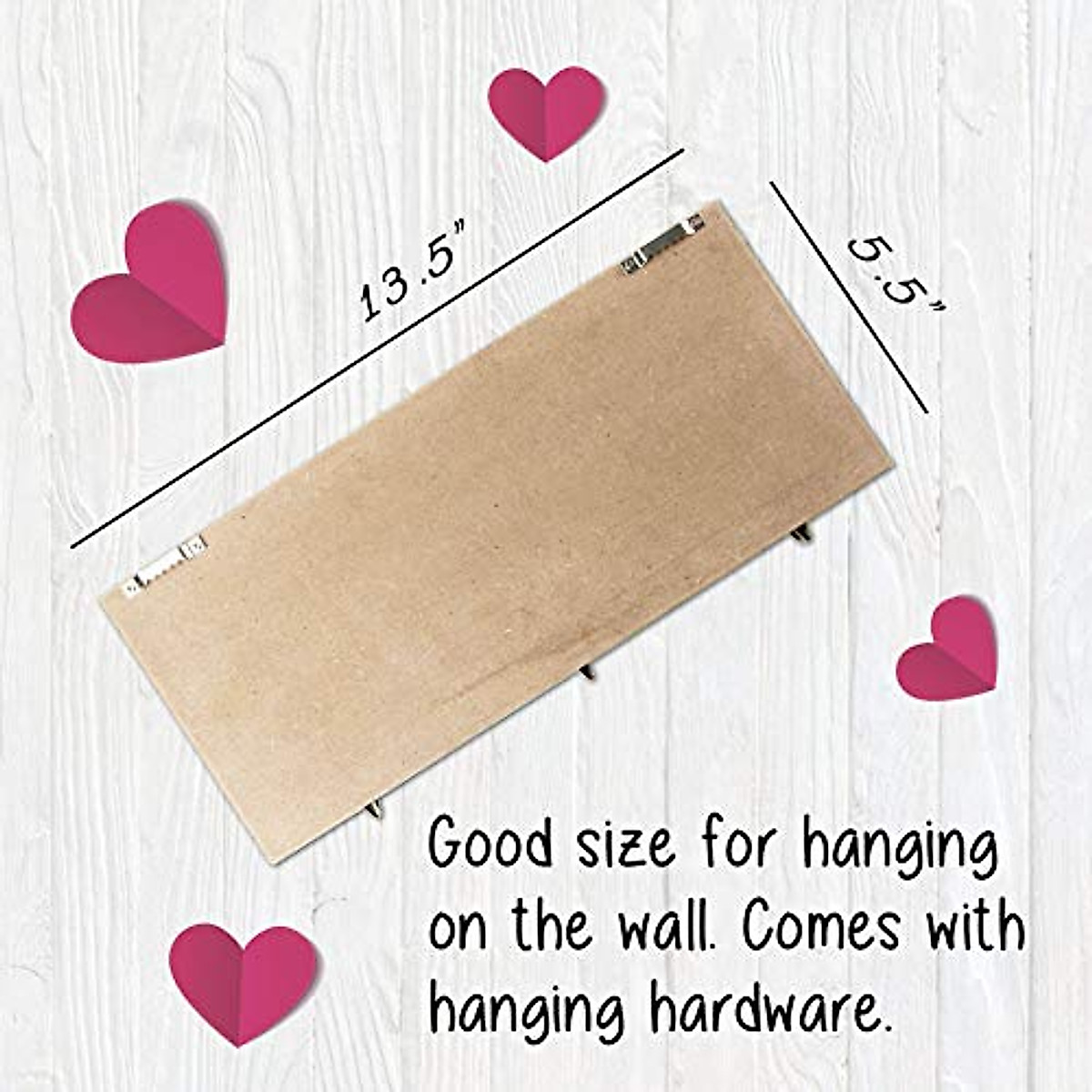 VILIGHT Grandma Gifts from Granddaughter and Grandson - Grandma’s Brag Board - Nana Granny Picture Frame Photo Holder - 13.5x5.5 Inches